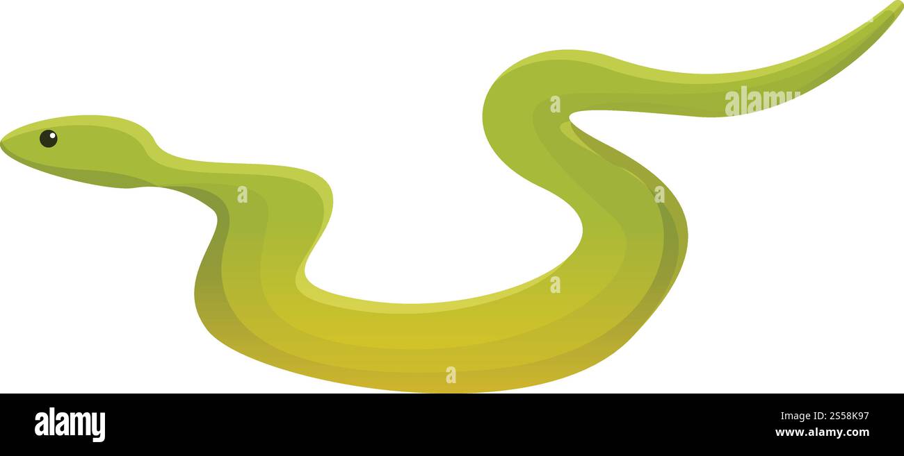 Jungle snake icon. Cartoon of jungle snake vector icon for web design ...
