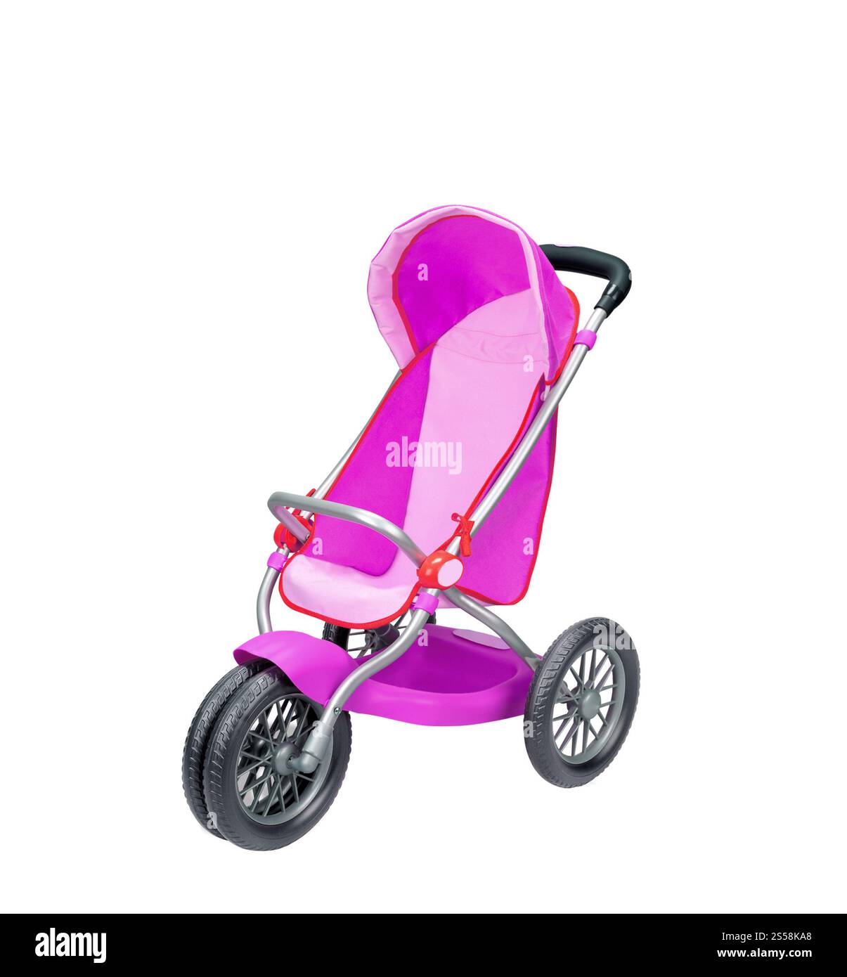 Modern beautiful perambulator on a white background. Modern beautiful ...