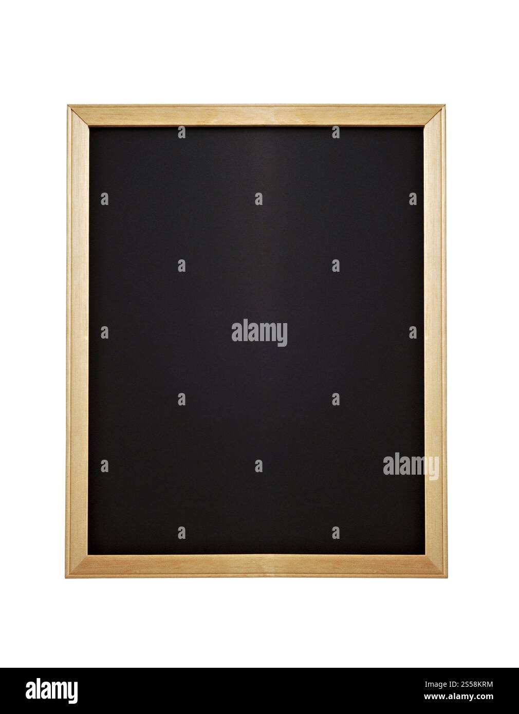 blackboard with wooden frame and are colored white pastel. wooden frame ...