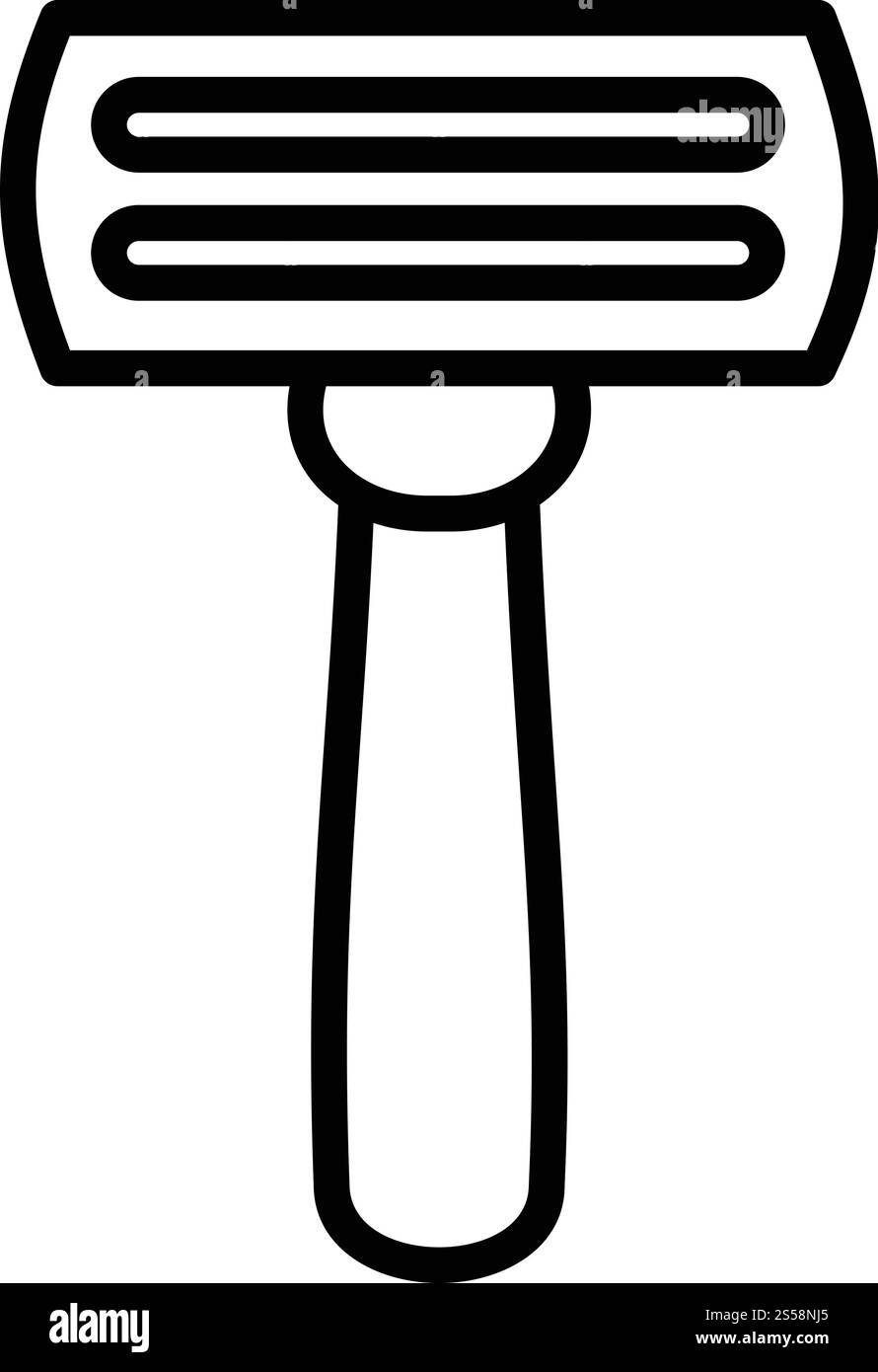 Classic razor icon. Outline classic razor vector icon for web design ...