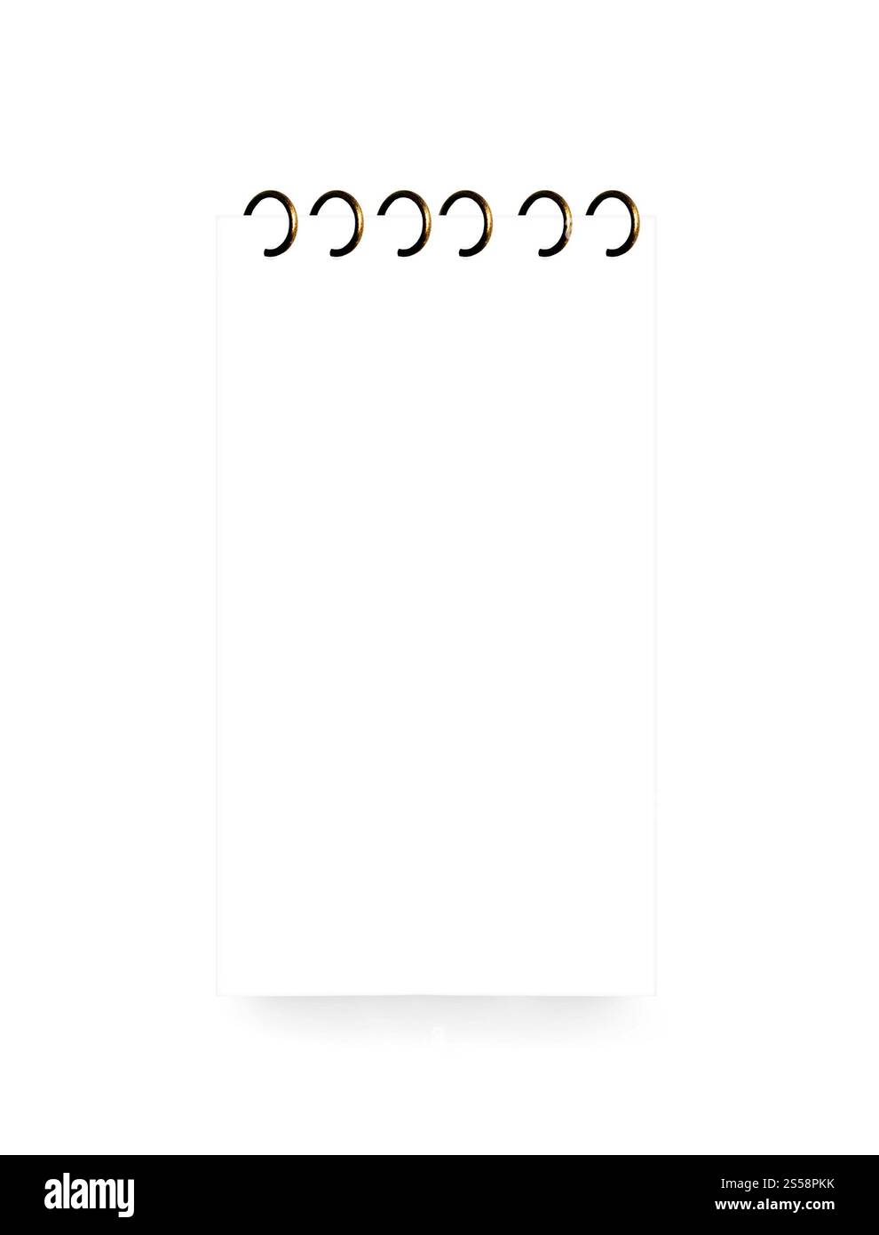 blank background. paper spiral notebook. paper spiral notebook Stock ...