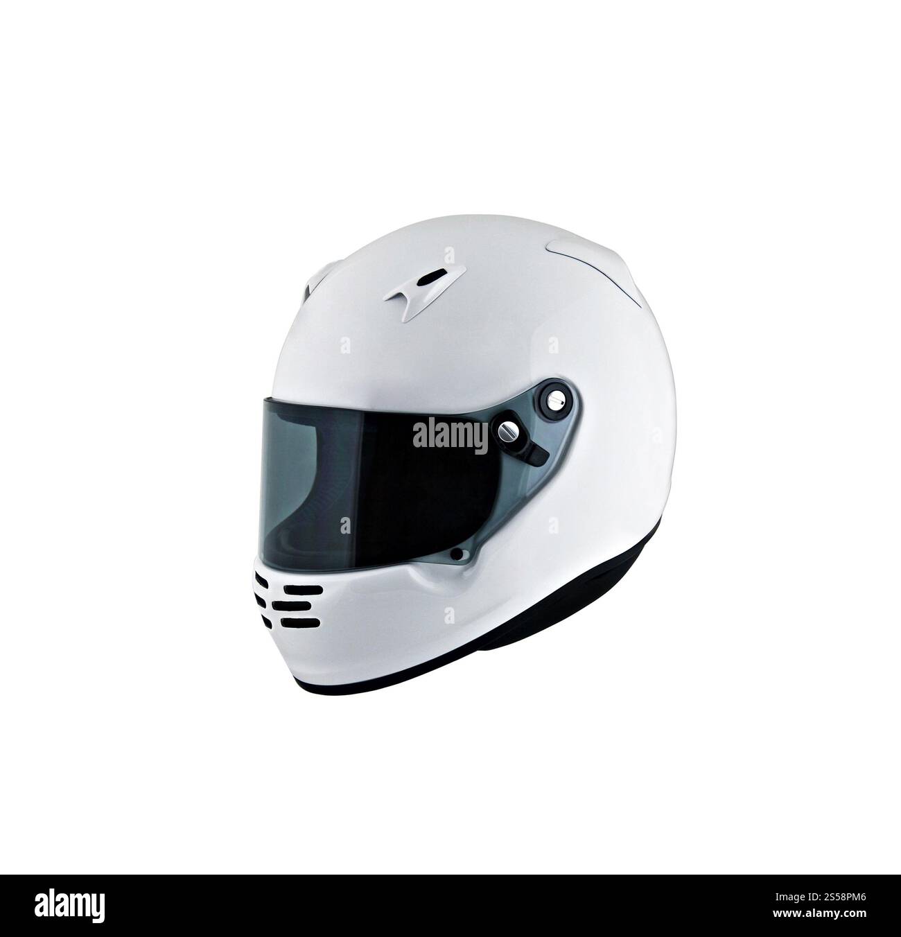 motorcycle helmet over white background, studio isolated. motorcycle ...