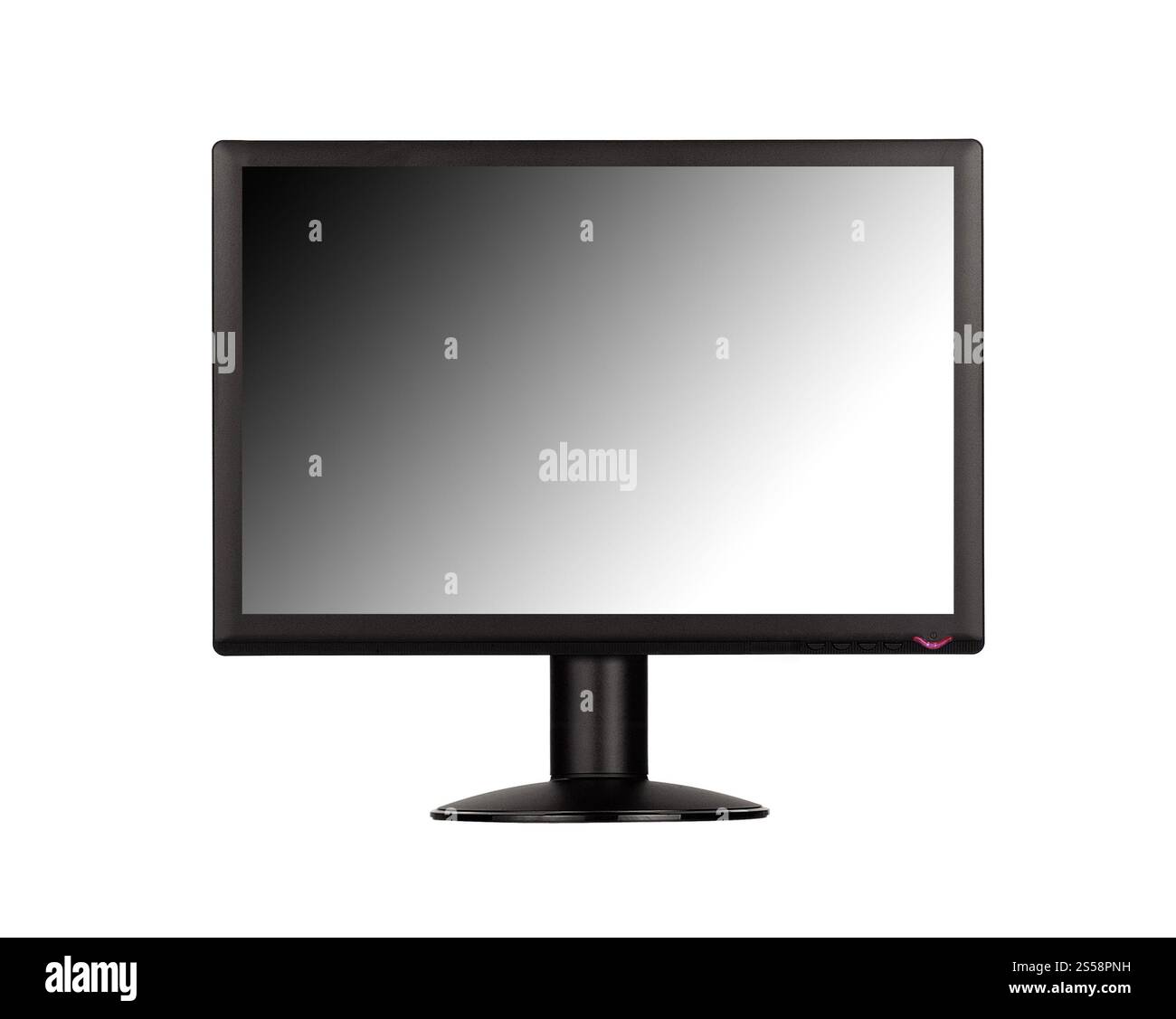 modern tft monitor isolated on white background. Tft monitor isolated ...