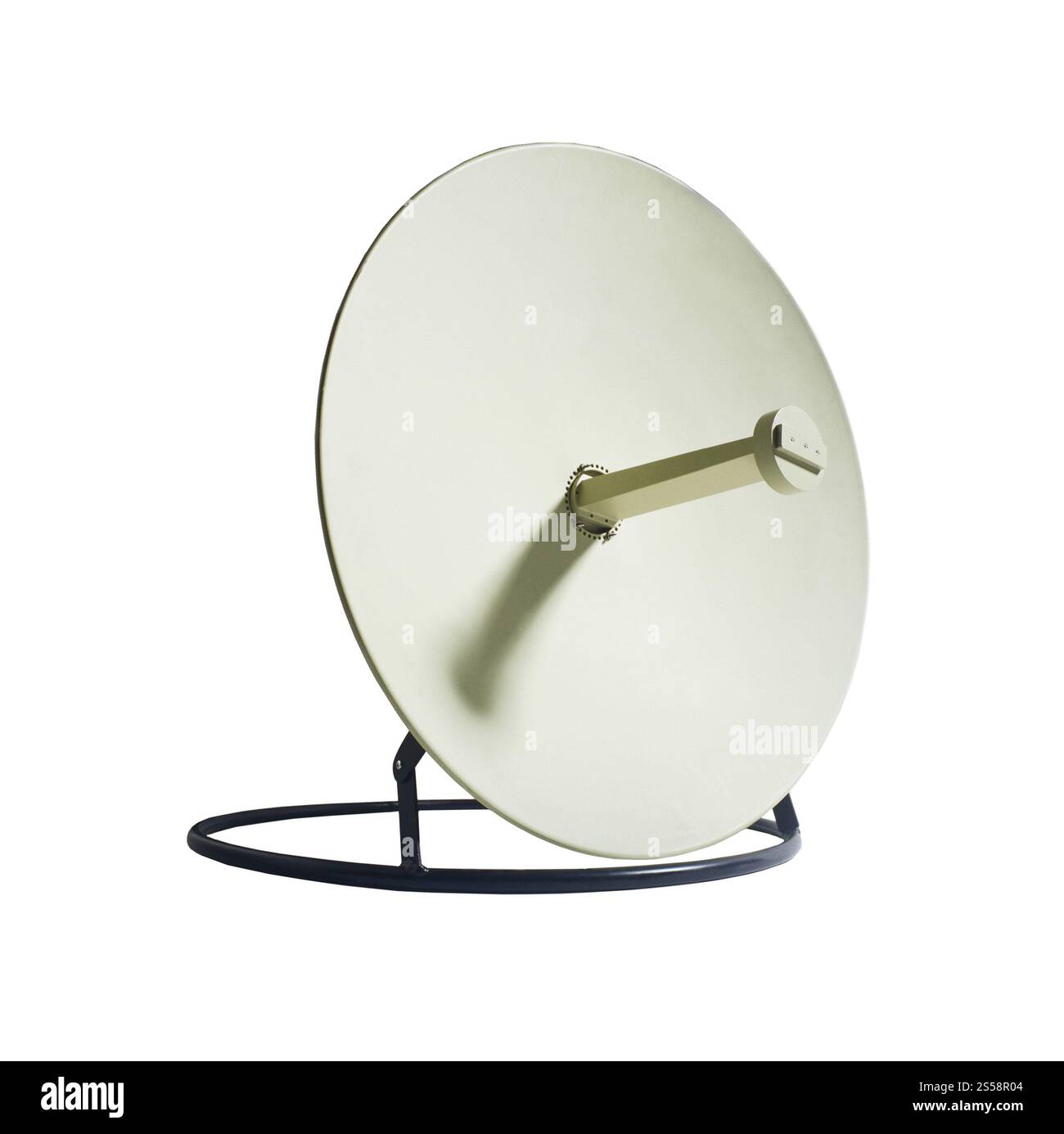 Receiver.Satelite dish isolated on white backgroun. Receiver.Satelite ...