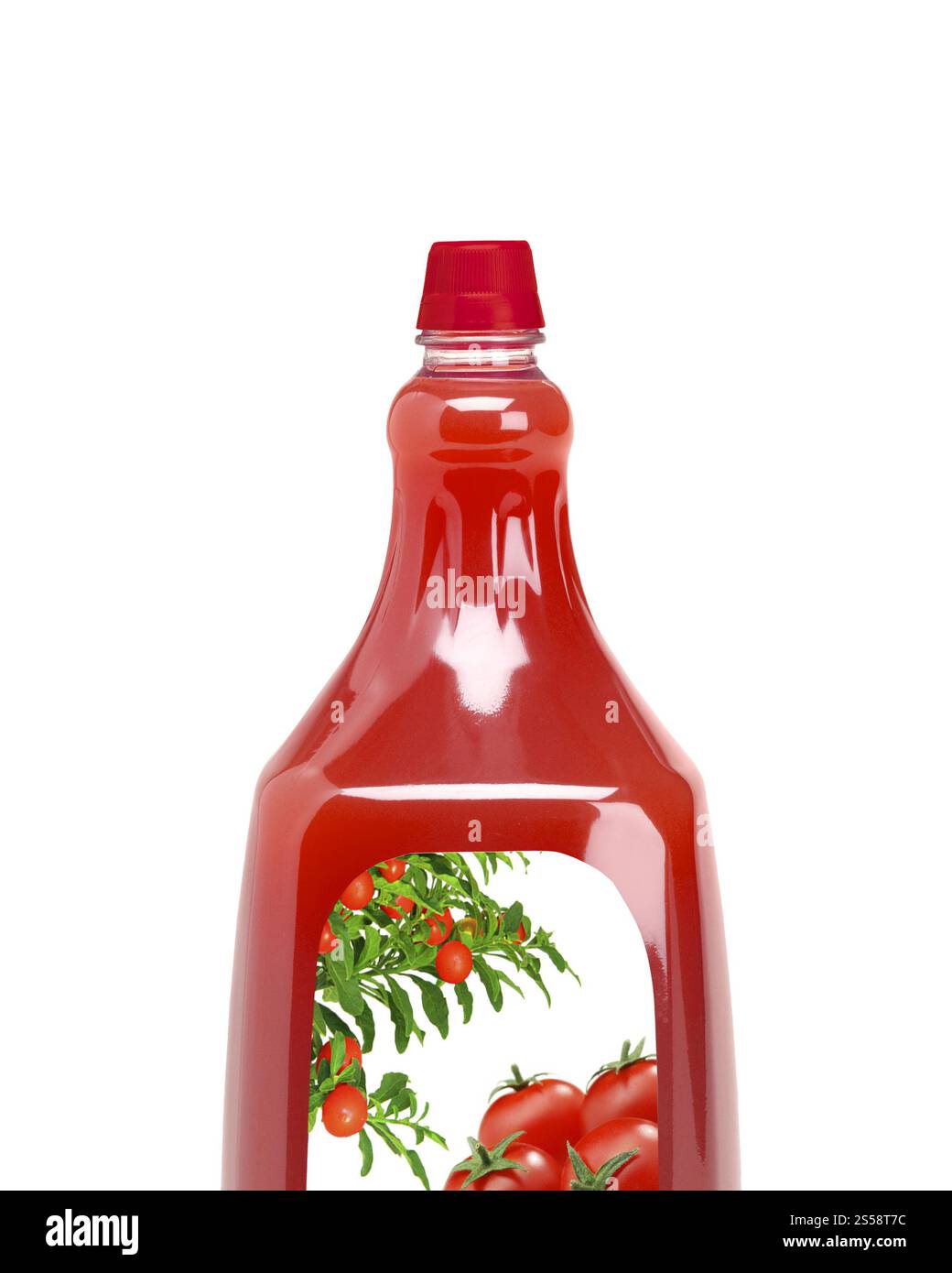 bottle of tomato ketchup isolated on white background. the best bottle ...