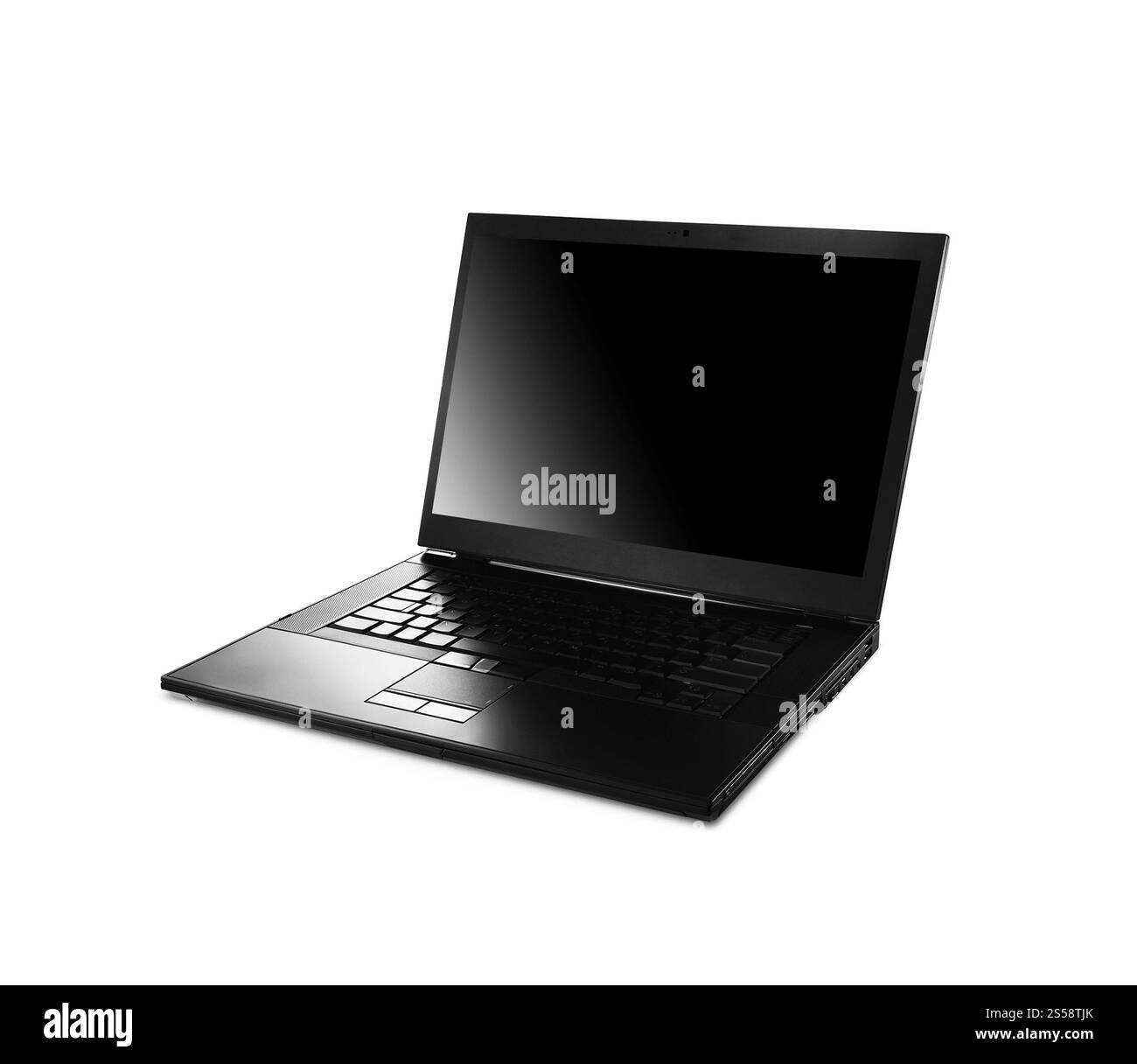 Laptop with mail envelope isolated on white background. Laptop Stock ...