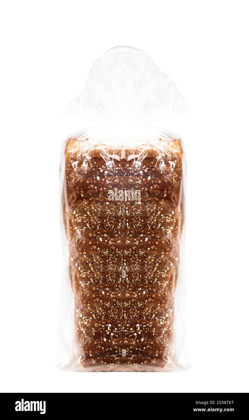 Bread packaging isolated on white background. Bread packaging Stock ...