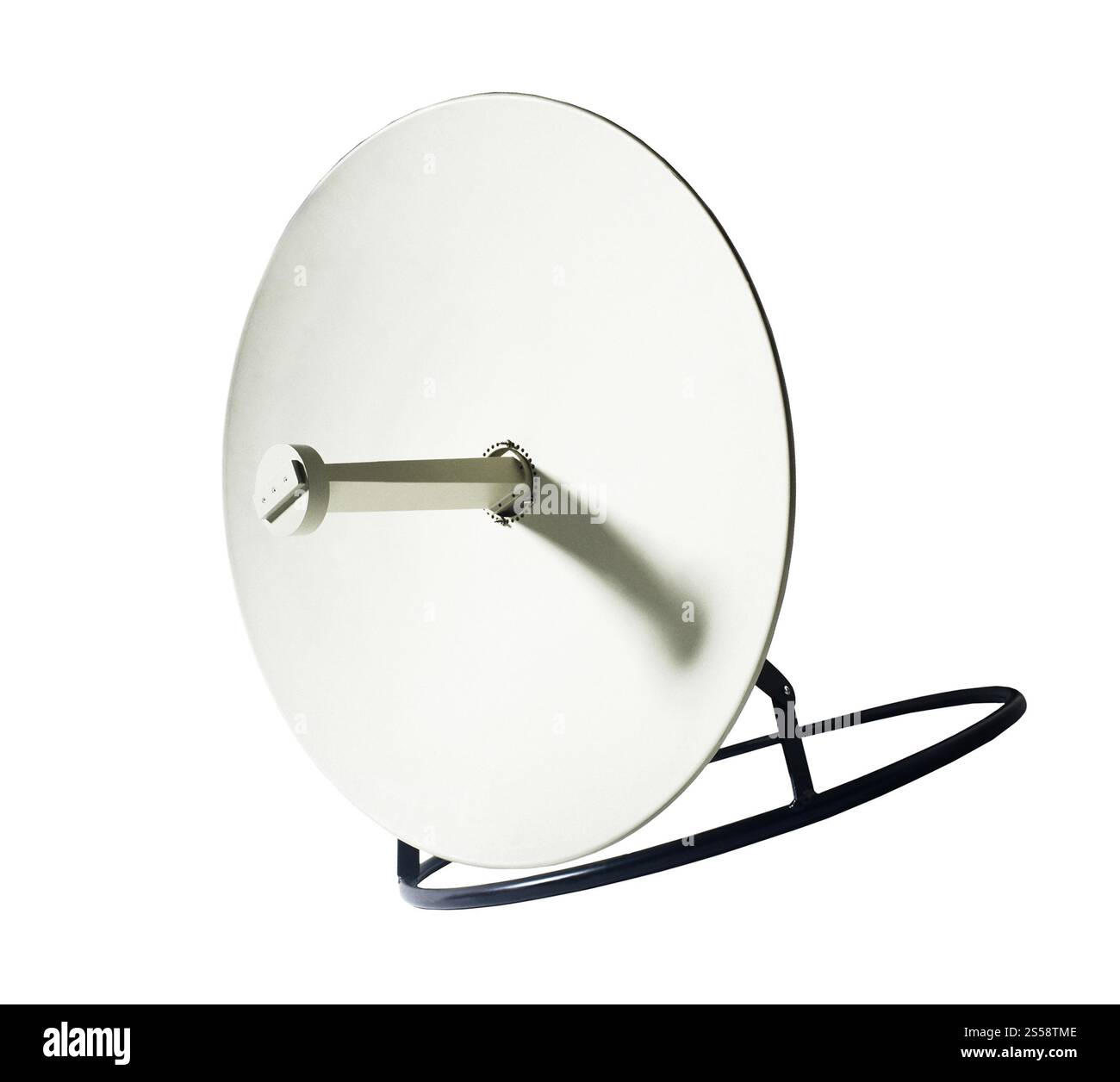 Receiver.Satelite dish isolated on white backgroun. Receiver.Satelite ...