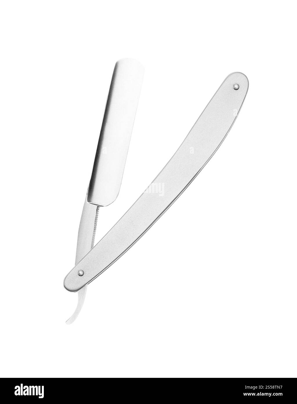 Straight path on white Black and White Stock Photos & Images - Alamy