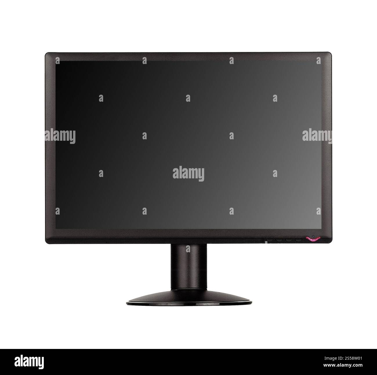 modern tft monitor isolated on white background. Tft monitor isolated ...