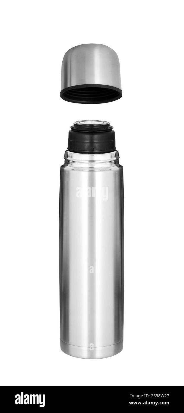 Thermo flask isolated on white background. Thermo flask isolated Stock Photo - Alamy