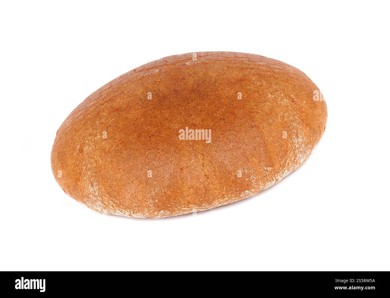 brown bread loaf against white background. brown bread loaf Stock Photo ...