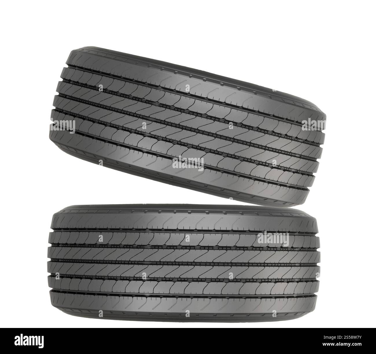 new car tyres isolated on white background. new car tyres Stock Photo ...