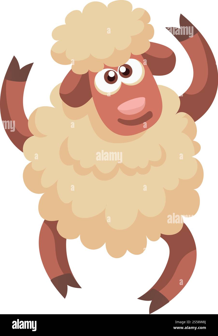 Dancing sheep icon. Cartoon of dancing sheep vector icon for web design ...