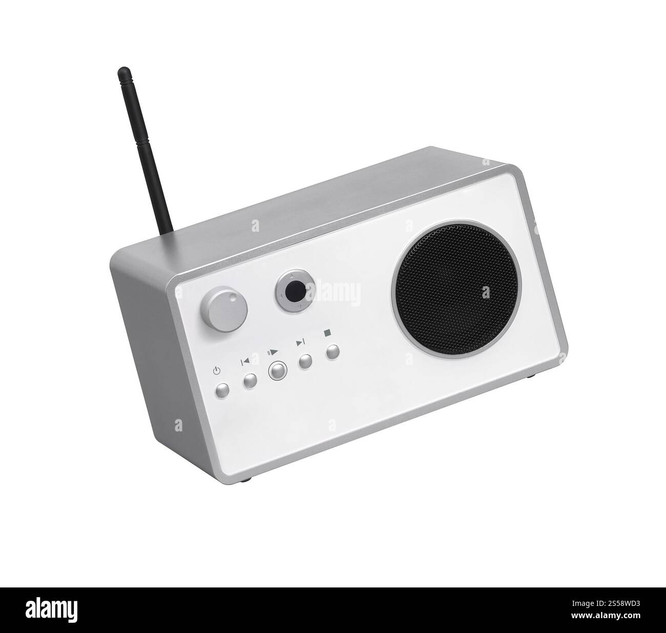 Modern radio transmitter isolated on white background. Modern radio transmitter Stock Photo - Alamy