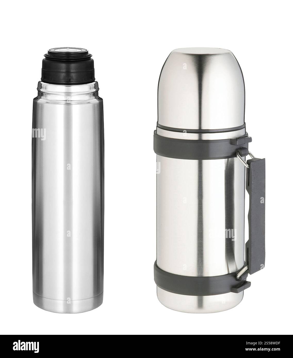 thermo bottles isolated on white background. thermo bottles isolated Stock Photo - Alamy