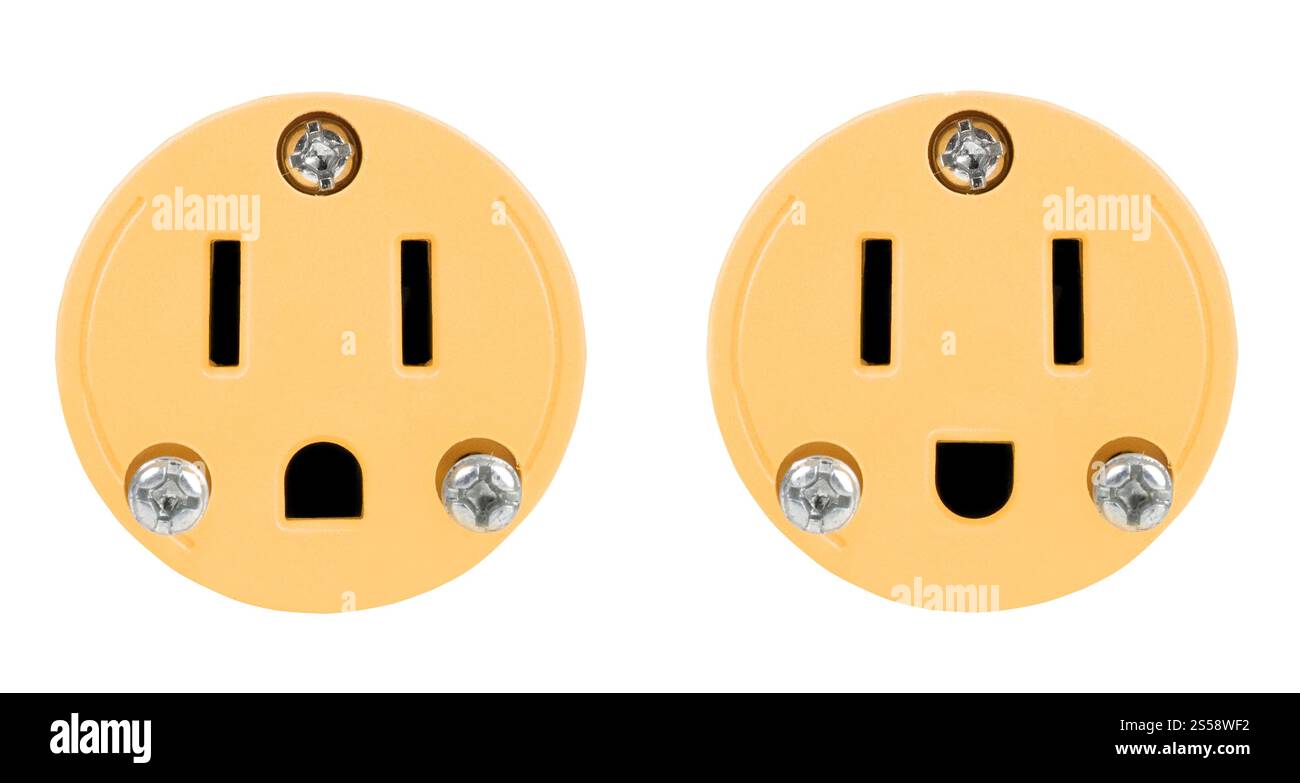 outlet isolated on white background. outlet isolated Stock Photo - Alamy
