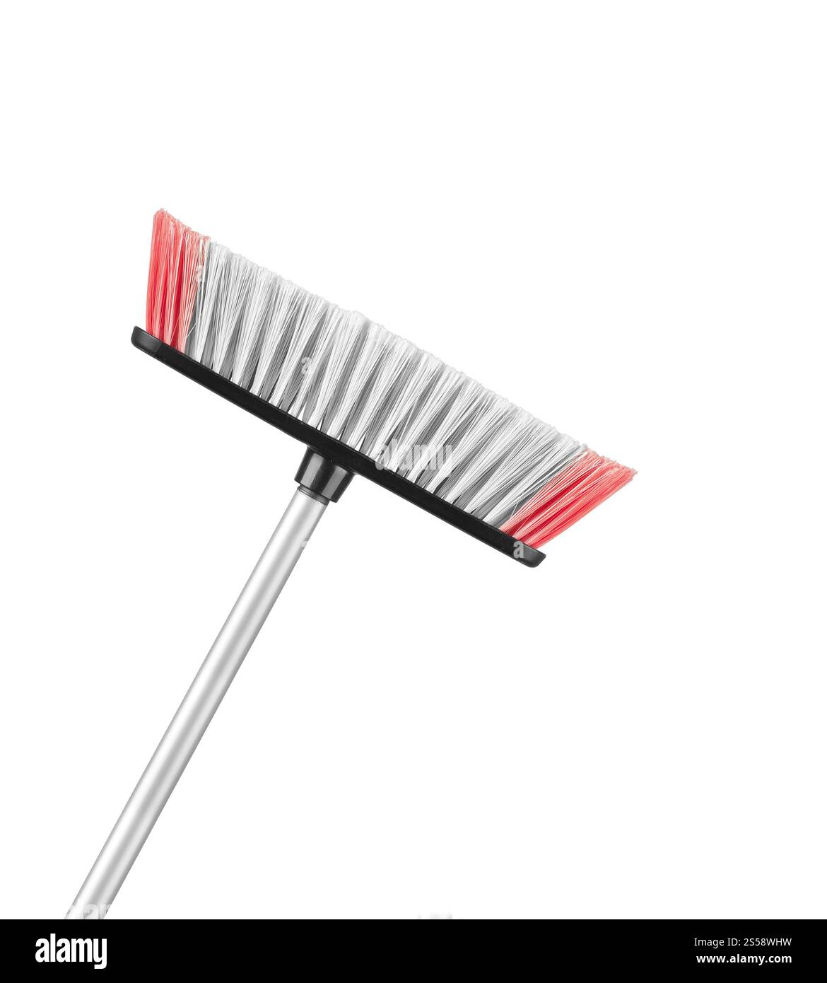 Beautiful pinkwith white mop on a white background. Beautiful pinkwith ...