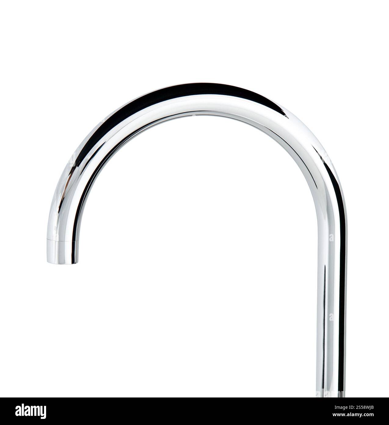 Chrome tap isolated on white background. Chrome tap close up Stock ...