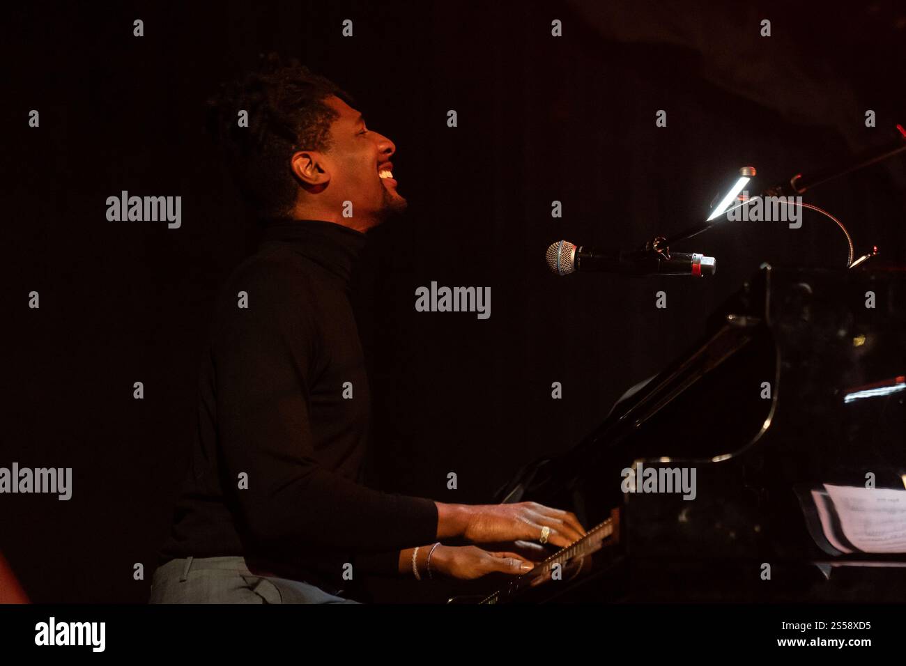 New York, USA. 13th Jan, 2025. Jon Baptiste performs during Winter ...