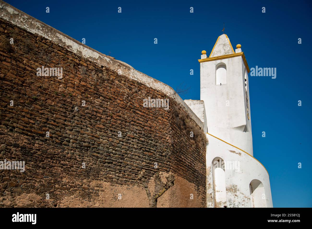 the Igreja of Matriz de Veiros or Igreja de sao Salvador in the Town ...