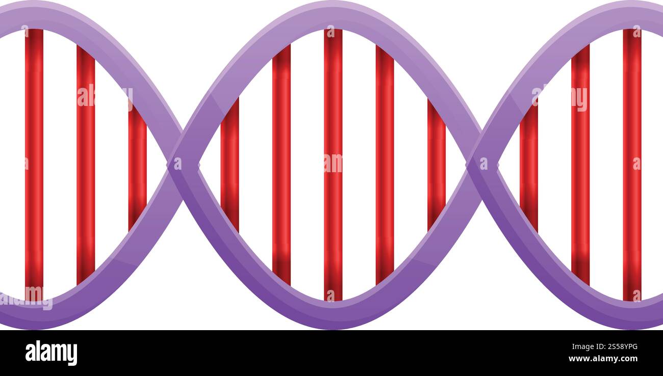Dna molecule icon. Cartoon of dna molecule vector icon for web design ...