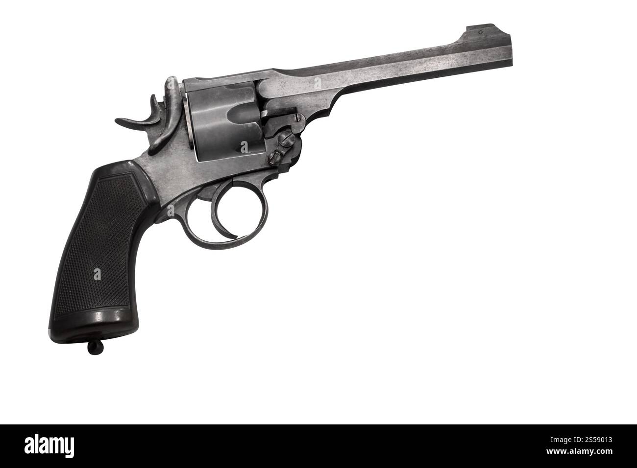 vintage gun isolated on white background. vintage gun Stock Photo - Alamy