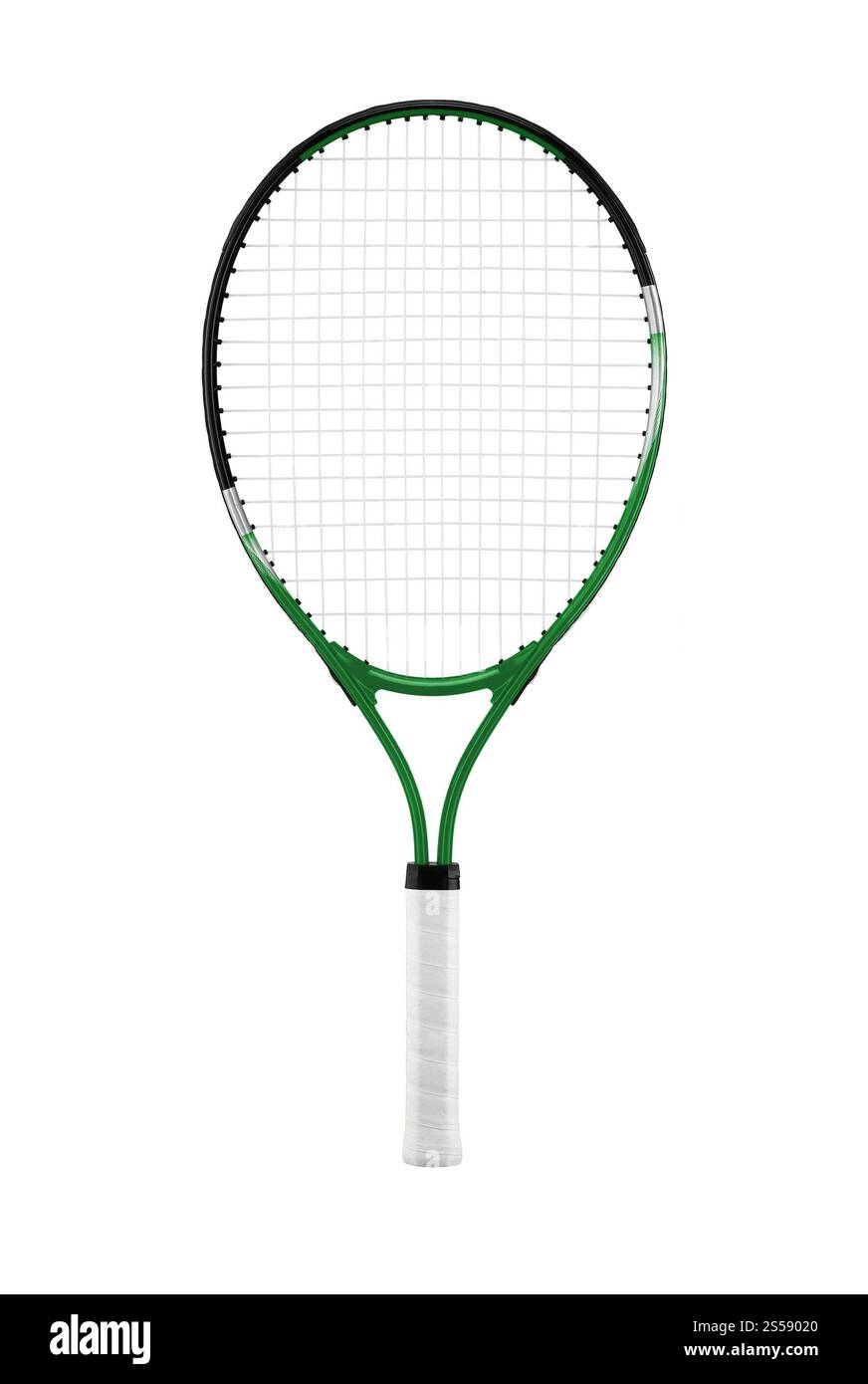 Tennis racket, isolated on white background. Tennis racket Stock Photo ...