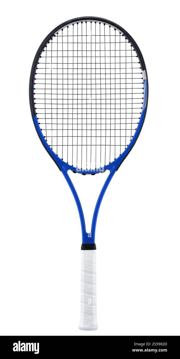 Tennis racket, isolated on white. Tennis racket Stock Photo - Alamy