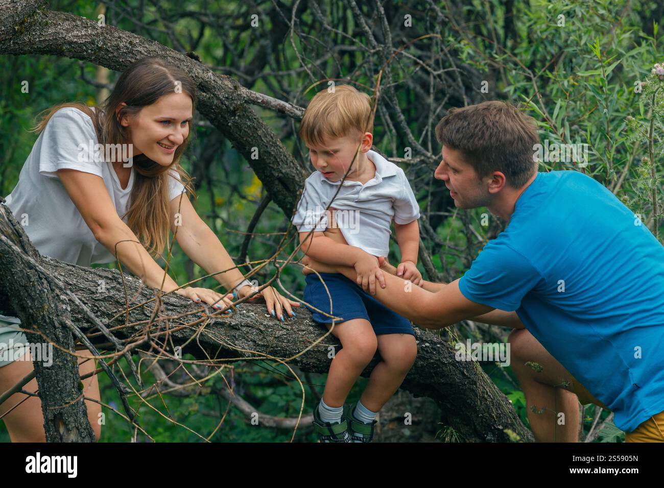 Enjoying Family Bonding in Nature Cherishing Playful Moments Together ...