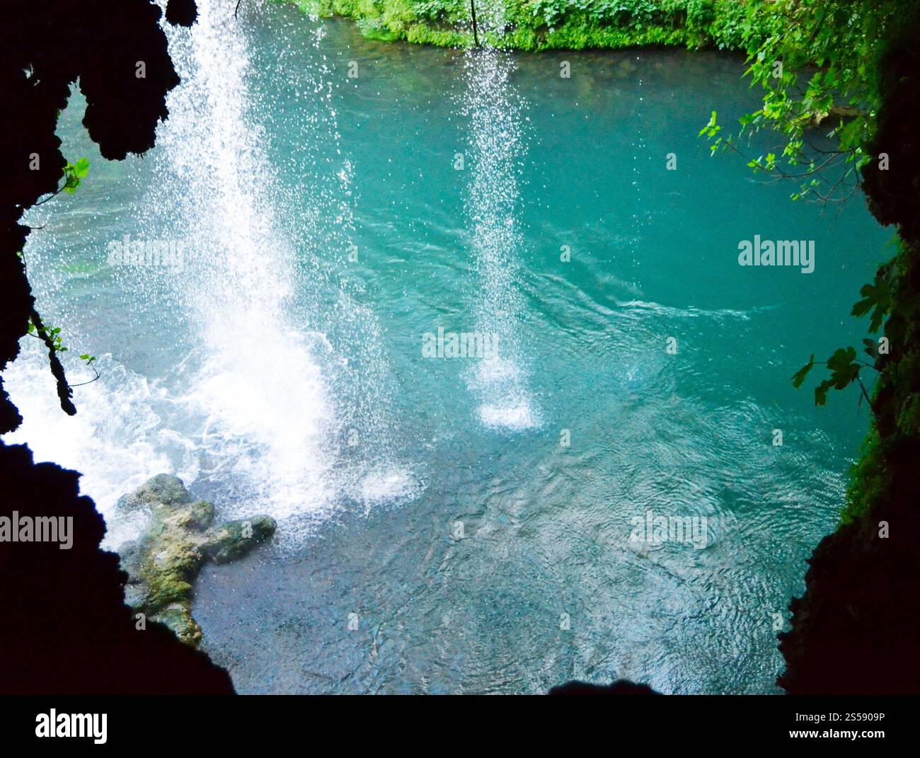 waterfalls in Antalya background or texture. waterfalls in Antalya ...