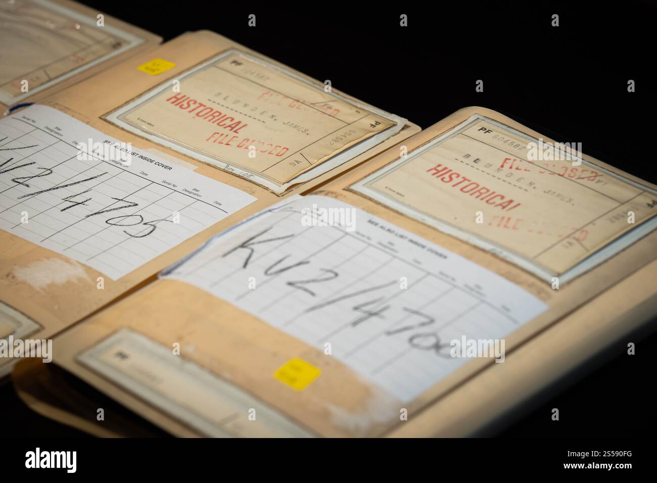 A number of the files MI5 has made available to the National Archives ...