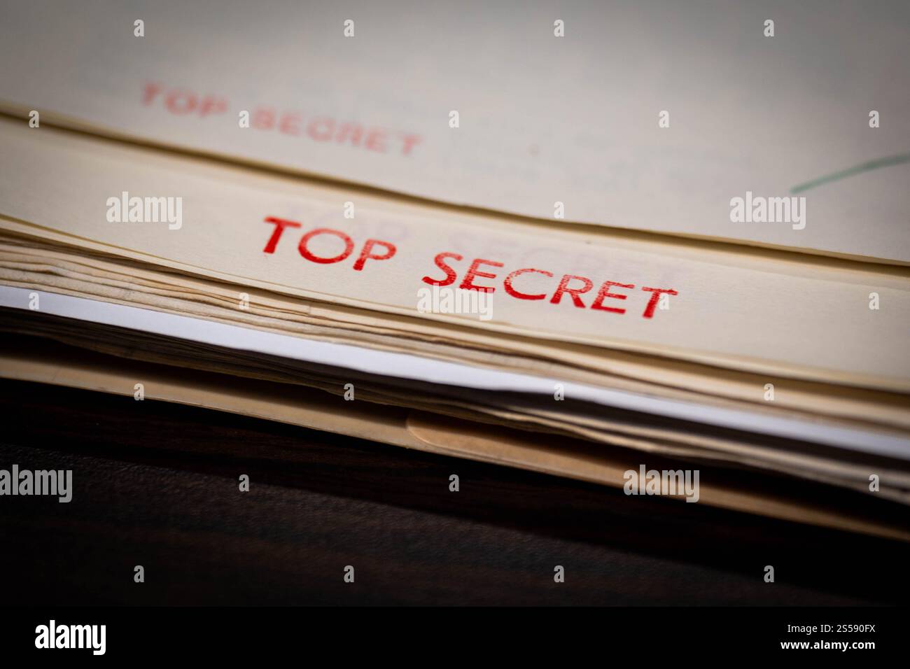 Top Secret markings on some of the files MI5 has made available to the ...