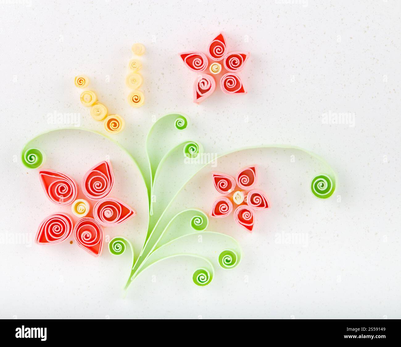 Paper quilling flowers hi-res stock photography and images - Alamy
