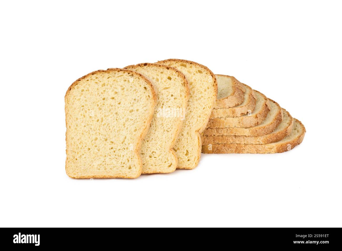 wheaten bread sliced, on white. wheaten bread sliced Stock Photo - Alamy