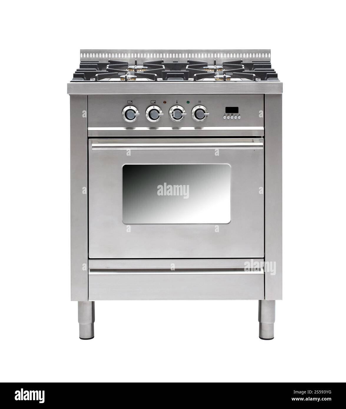 gas cooker over isolated on white background. gas cooker over the white ...