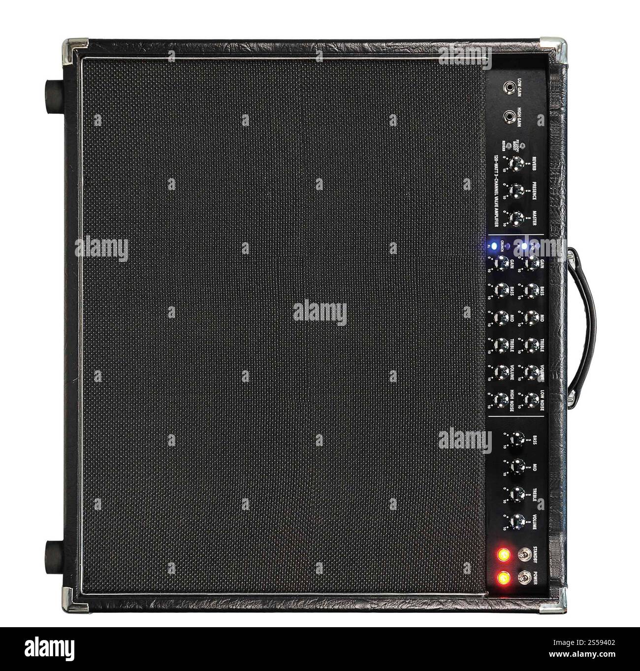 Guitar amplifier isolated on white background. Guitar amplifier ...
