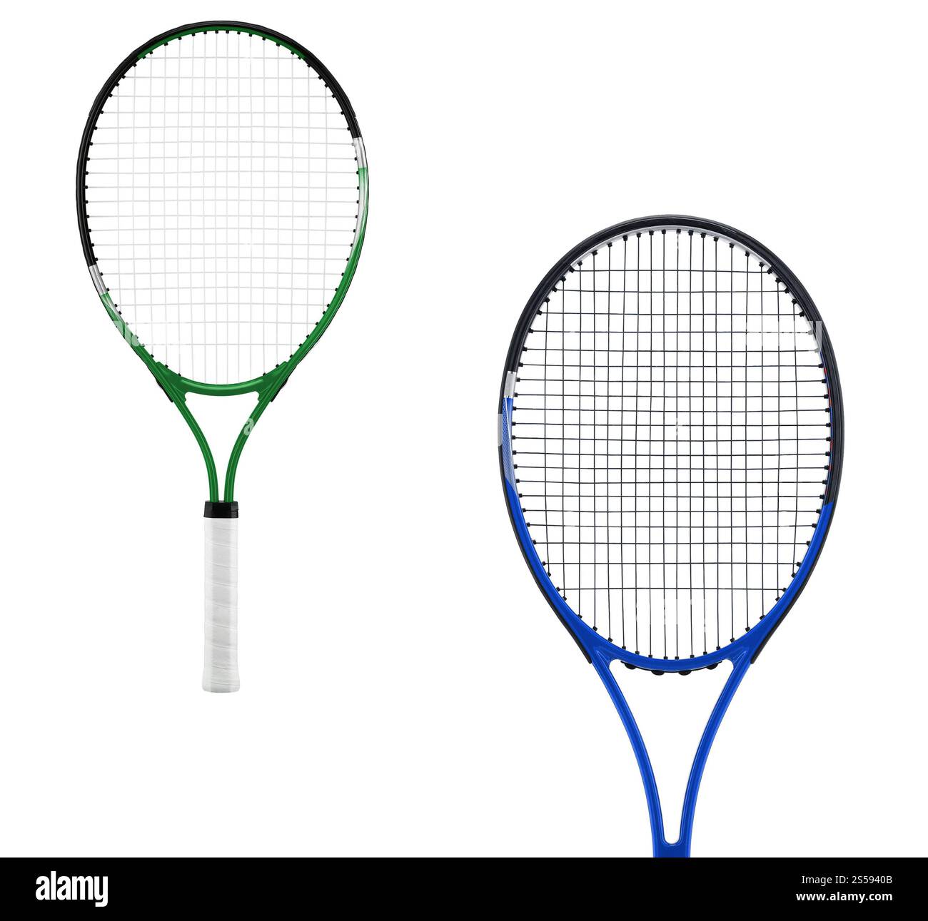 Tennis racket, isolated on white. Tennis racket Stock Photo - Alamy