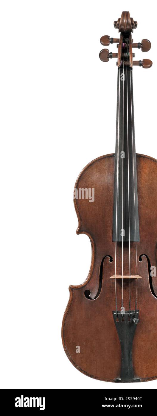 Classical violin - isolated (white background). Classical violin Stock ...
