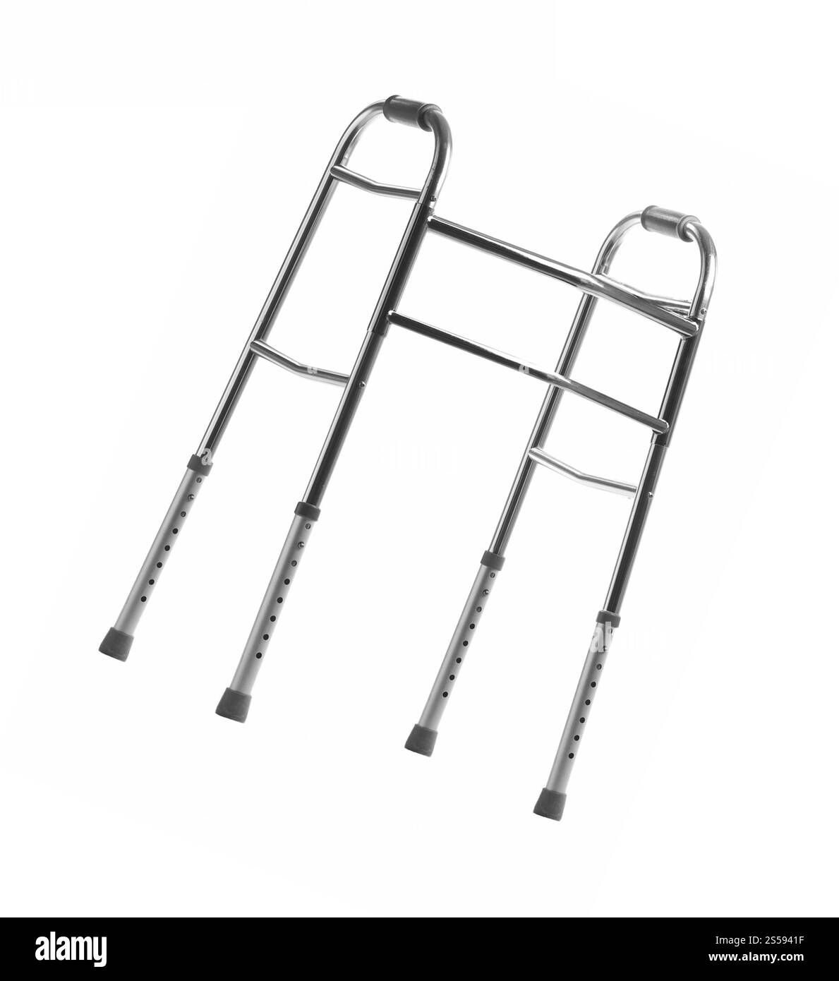 Walker, orthopedic equipment over white. Walker, orthopedic equipment ...