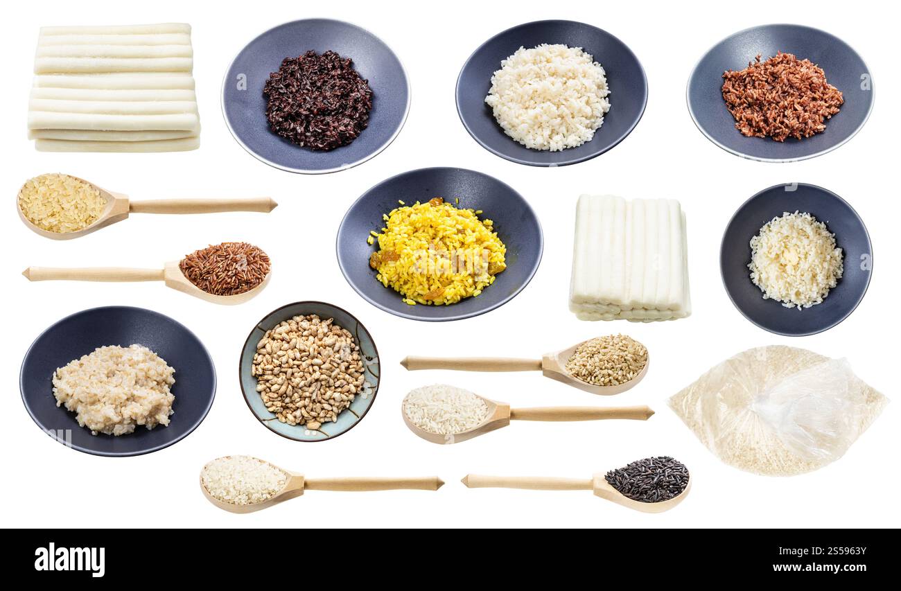 Raw rice hi-res stock photography and images - Alamy