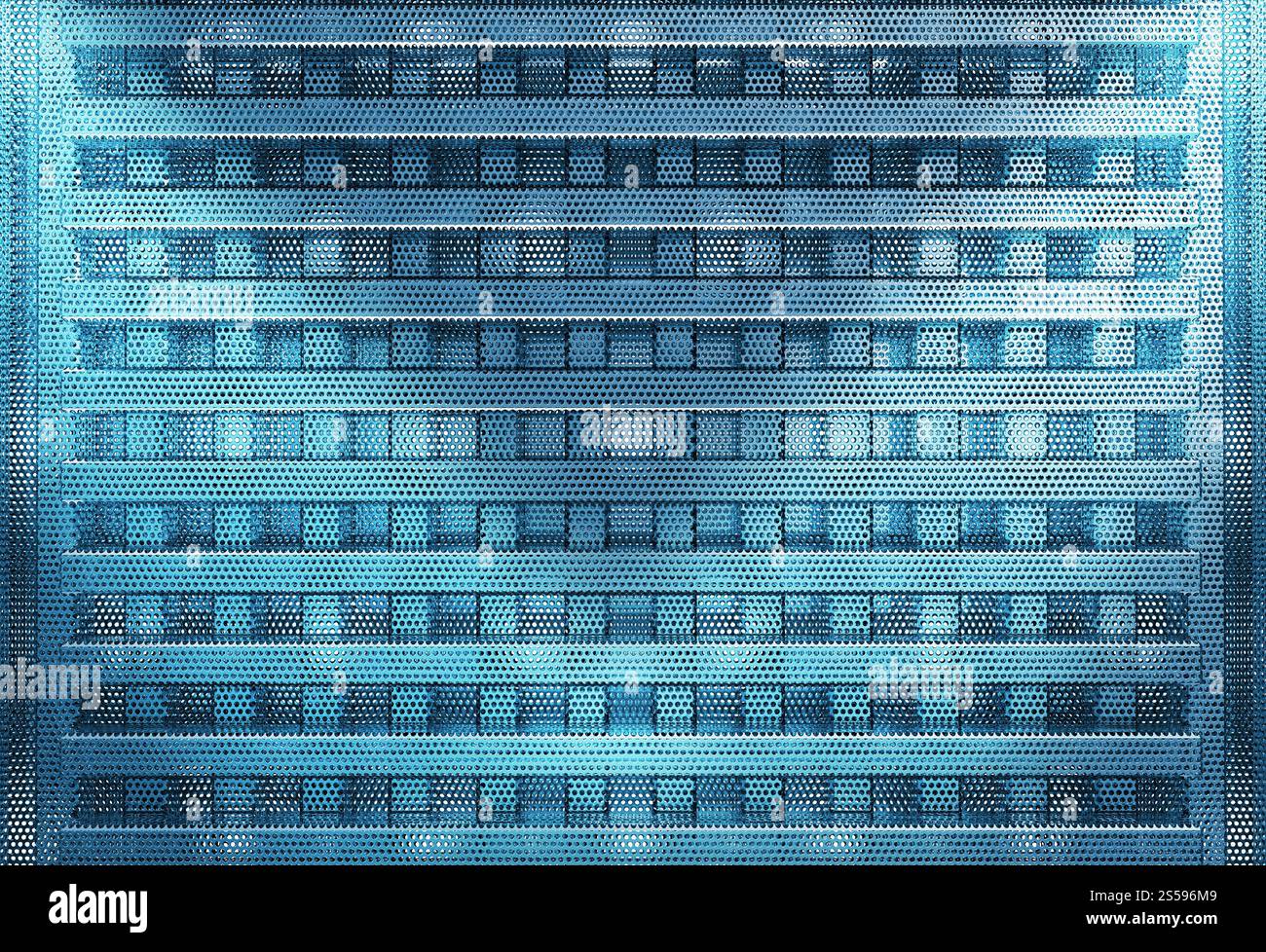 Steel blue cube mesh hi-res stock photography and images - Alamy