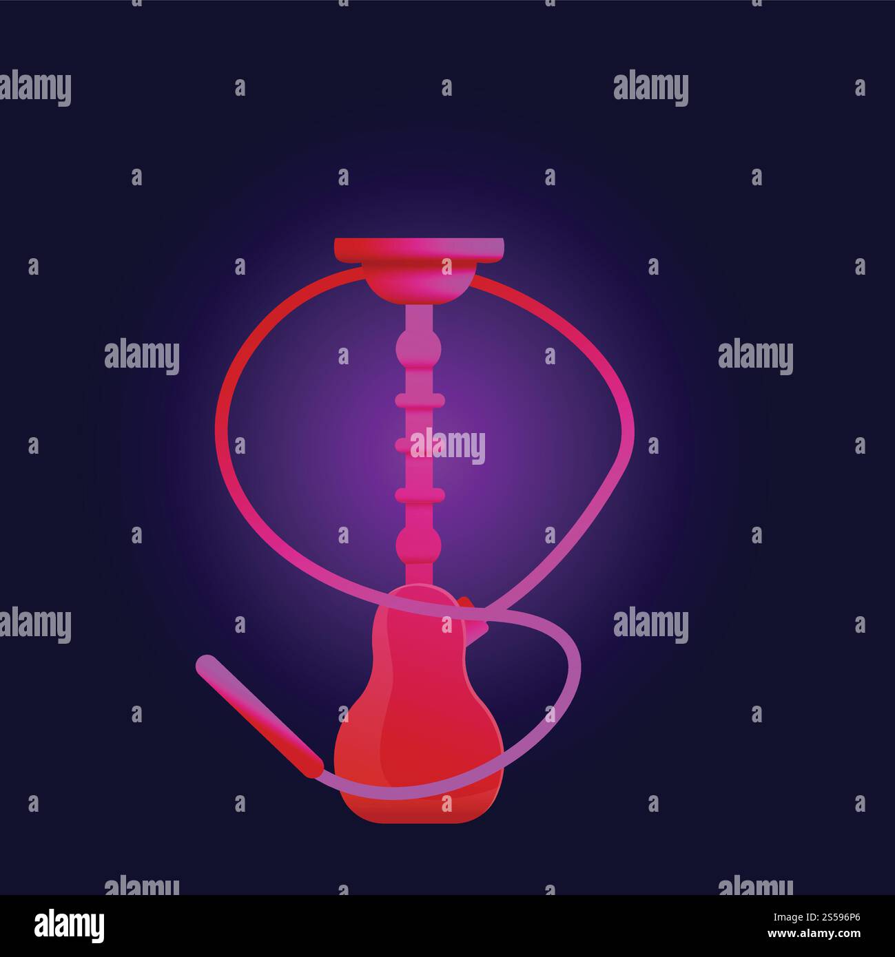 Small hookah icon. Cartoon of small hookah vector icon for web design ...