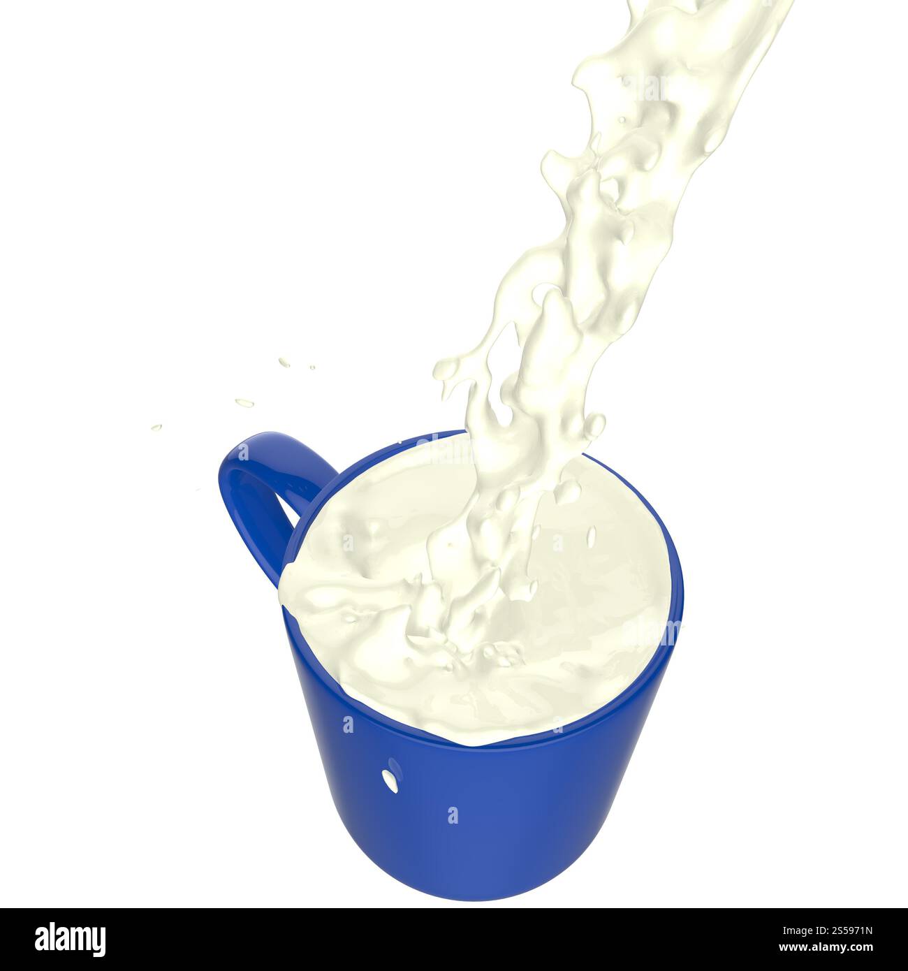 Splash in milk hi-res stock photography and images - Alamy