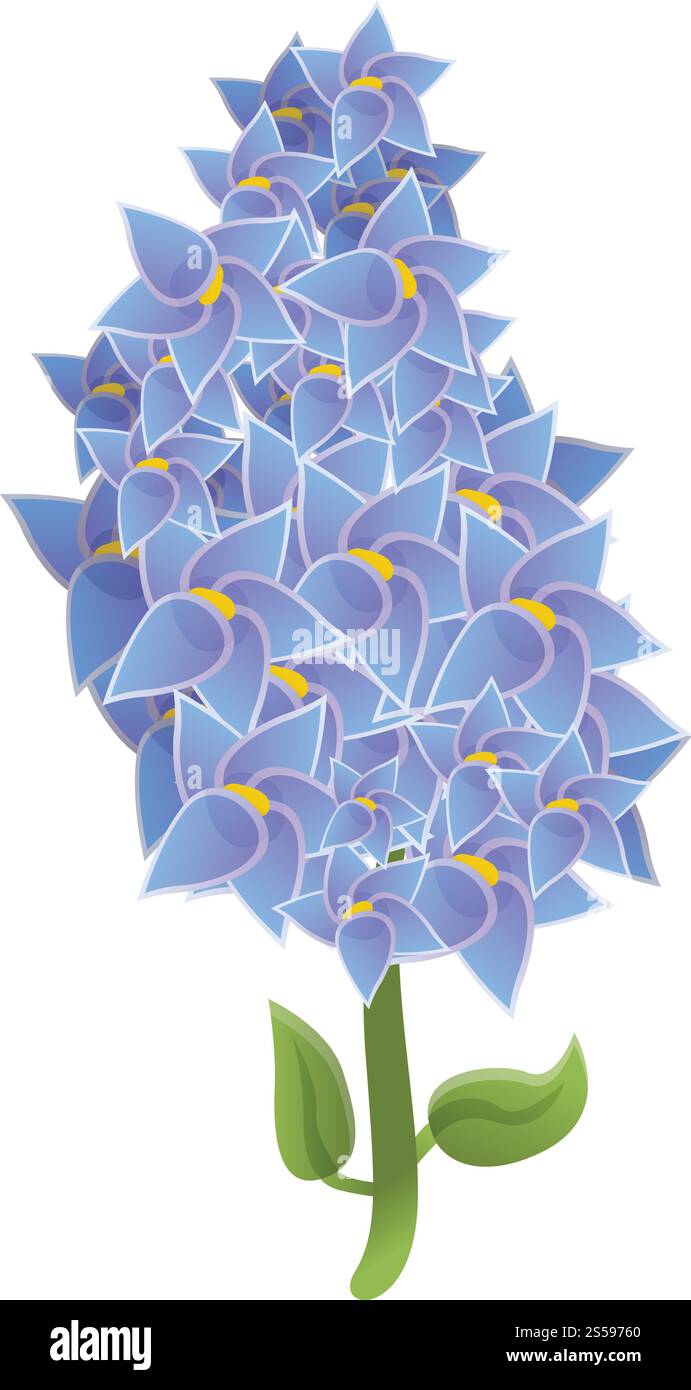 Leaf lilac icon. Cartoon of leaf lilac vector icon for web design ...