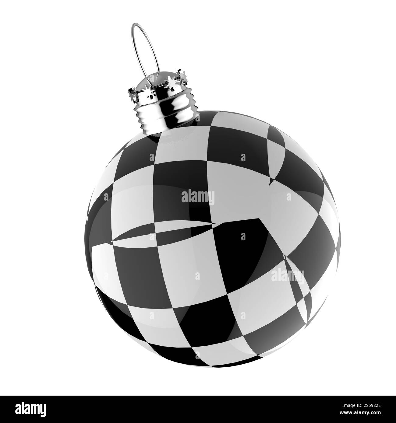 Christmas tree white background golden Black and White Stock Photos ...