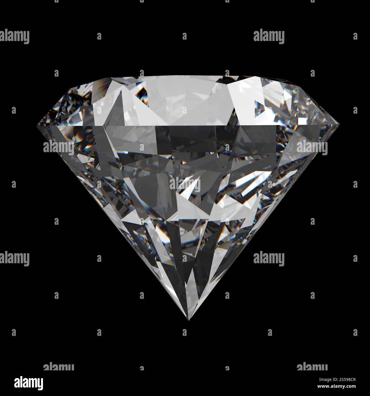 diamonds on black surface background Stock Photo - Alamy