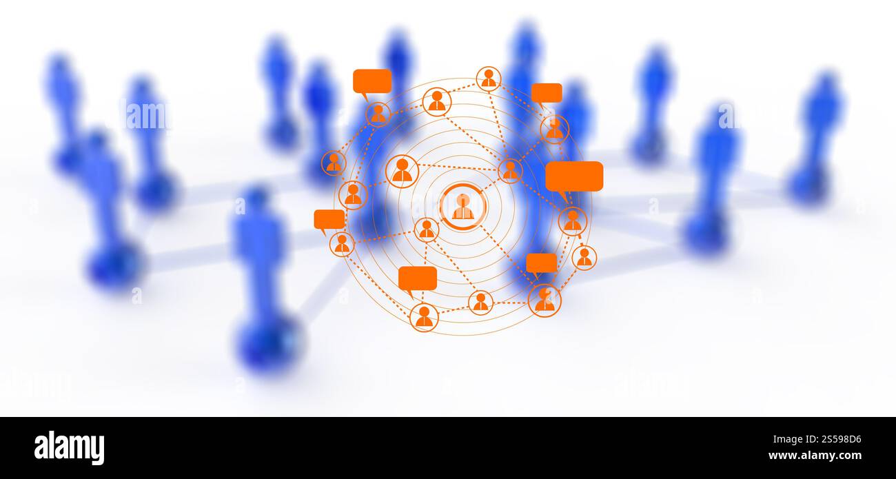 Concept social business global Cut Out Stock Images & Pictures - Alamy
