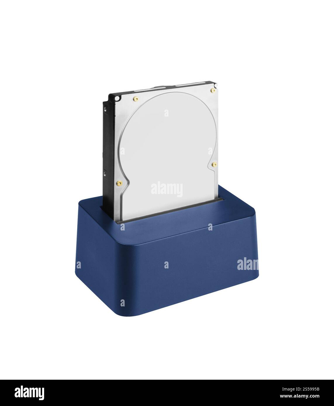 HDD on station isolated on white. HDD on station Stock Photo - Alamy