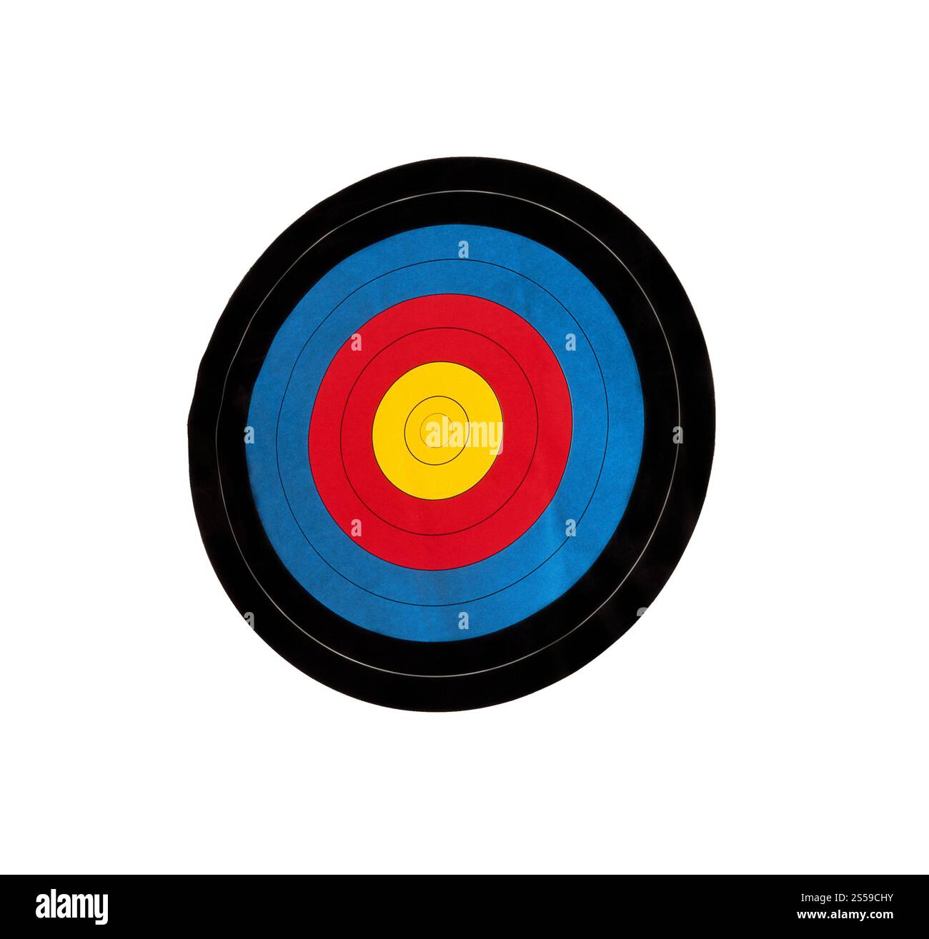 archery target isolated on white. archery target Stock Photo - Alamy